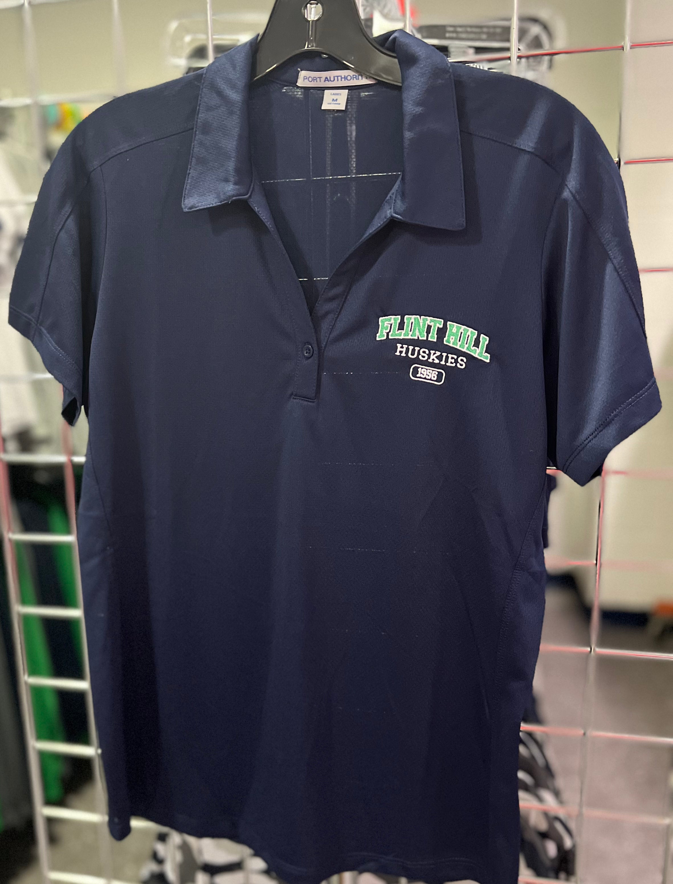 Ladies Diamond Jacquard Polo – Flint Hill School Store